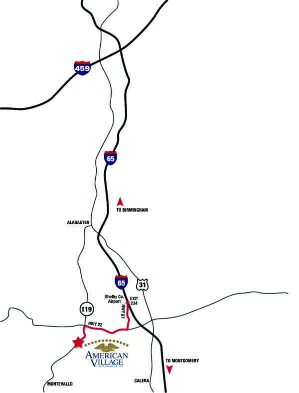 Directions - American Village Citizenship Trust